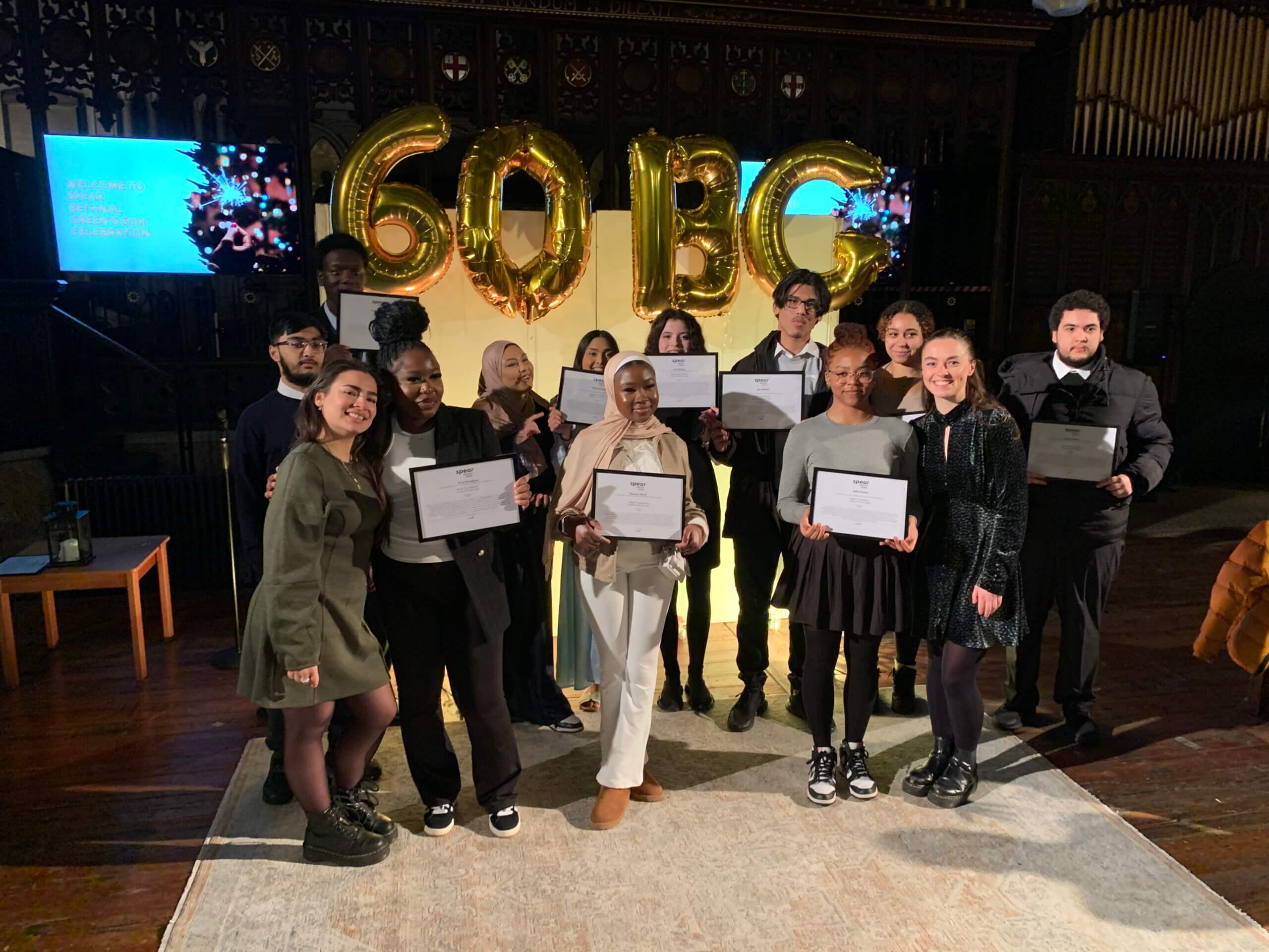 Spear Bethnal Green Celebrates its 60th programme helping young people ...